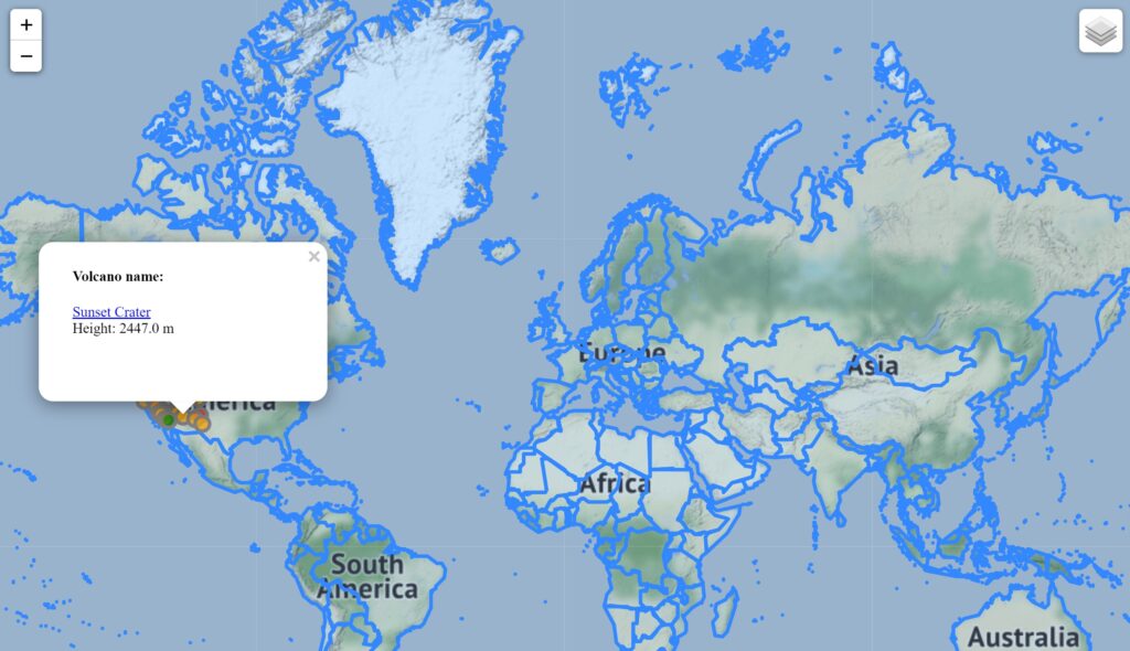 Mini App: Volcano and Population Web Map – Real World Applications ...
